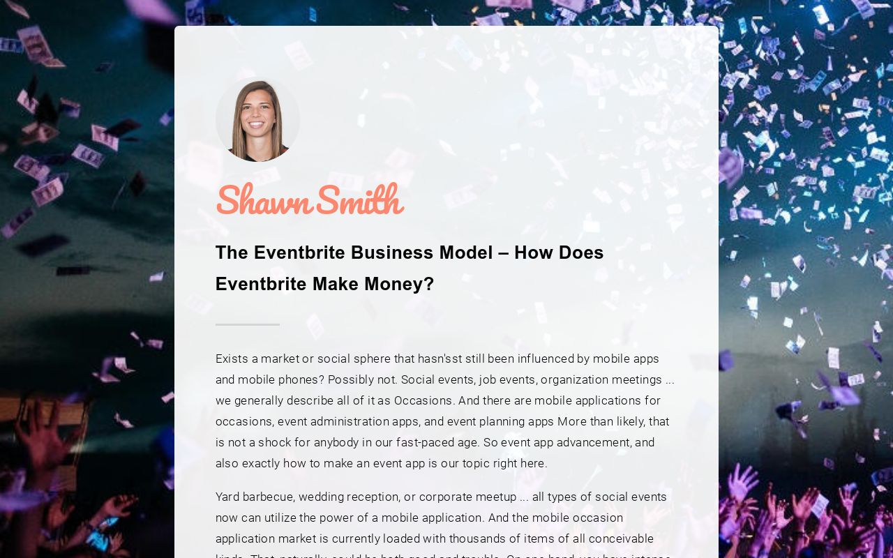 The Eventbrite Business Model – How Does Eventbrite Make Money?